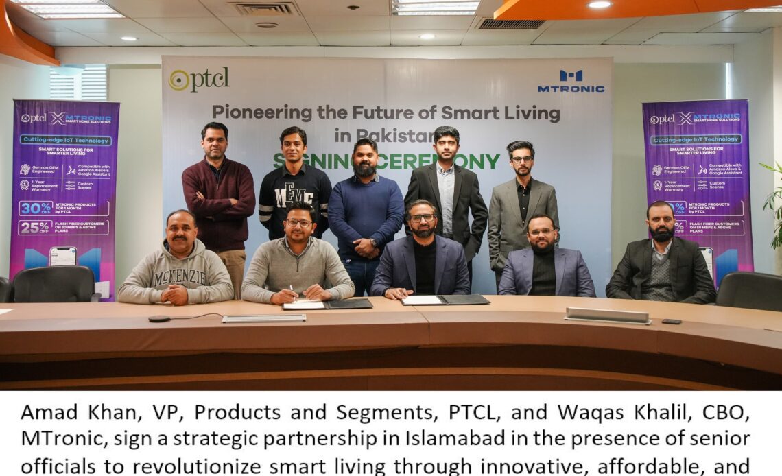 PTCL and MTronic set to redefine lifestyles by automating homes with ...